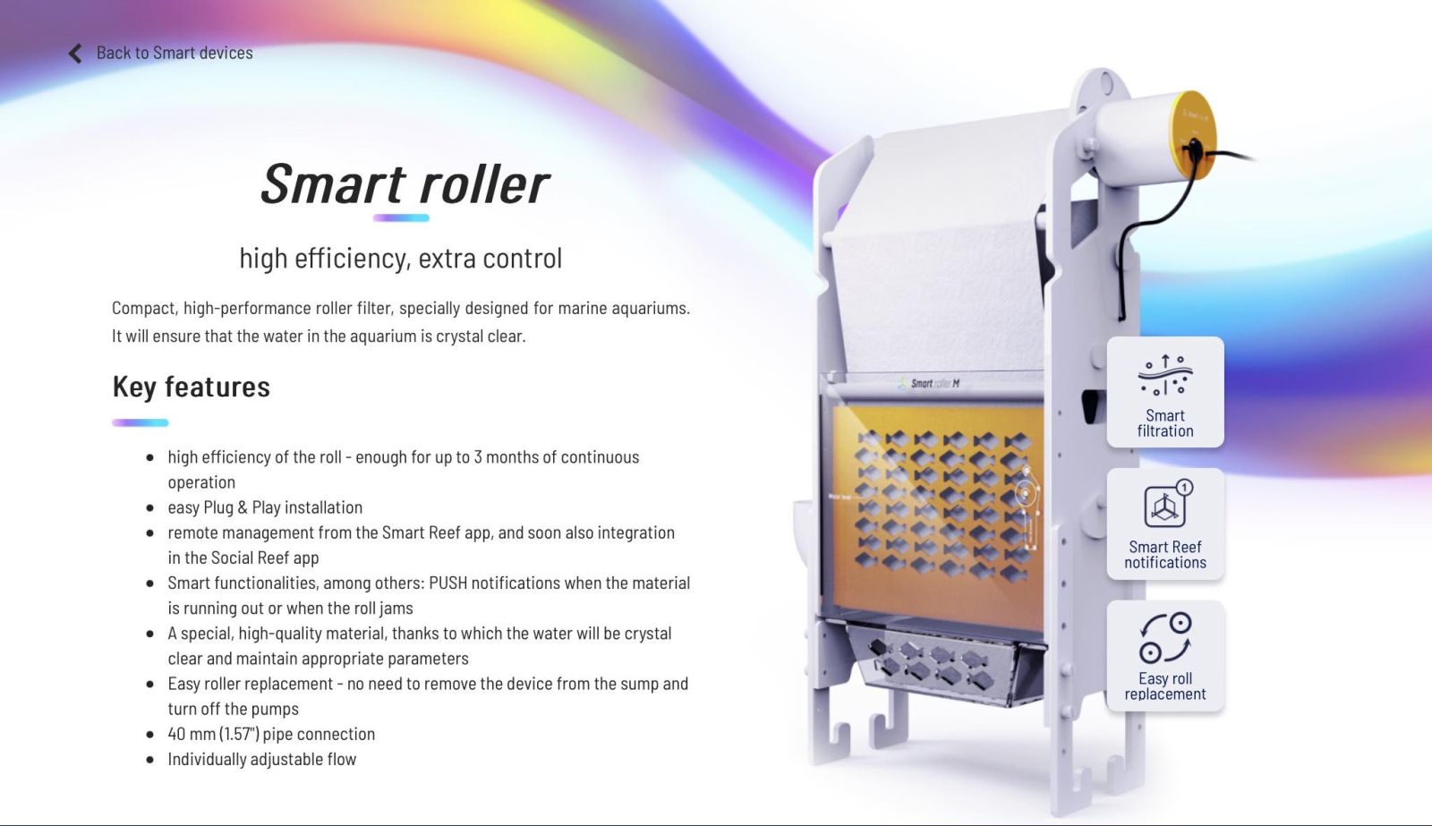 Reef Factory Smart Roller Large